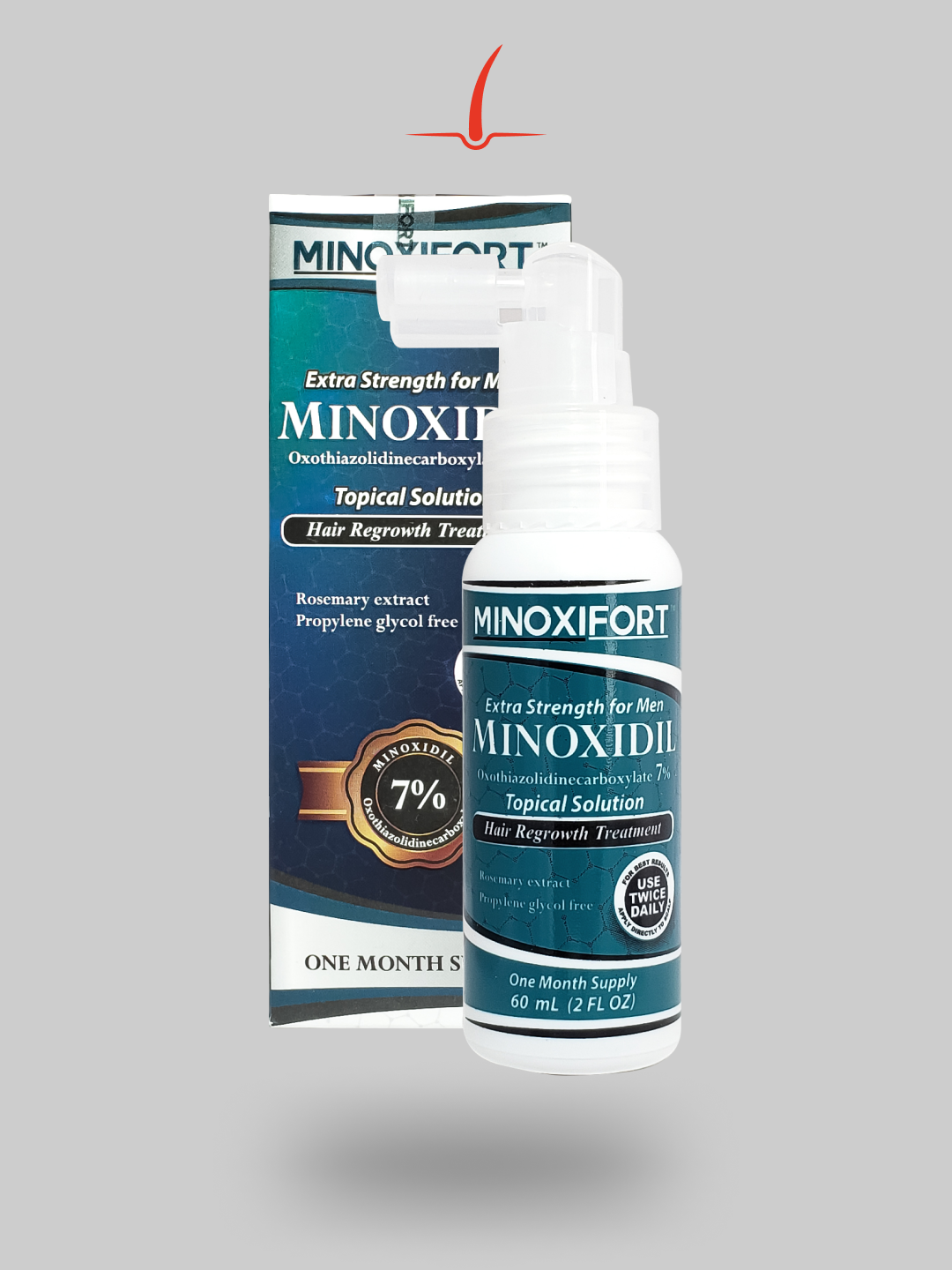 Minoxifort con Minoxidil 7% para Hombre - Tienda online - Pago contra ...